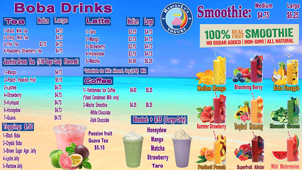 BOBA TEA SMOOTHIES Heavenlysyogurt boba-tea-smoothies-heavenlysyogurt